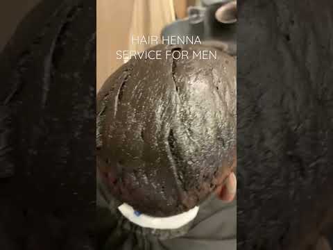Now you can get natural henna on your hairs to cover up your grey hairs | Hair henna service for men