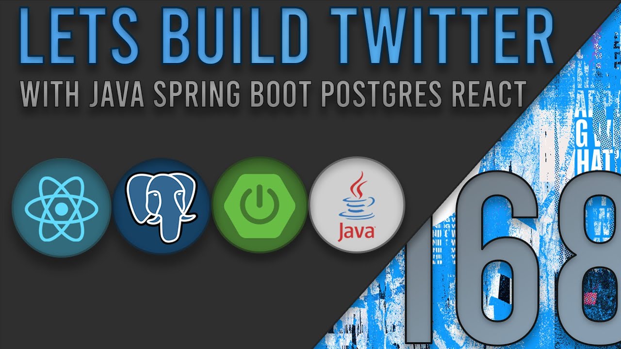 Lets Build Twitter From the Ground Up: Episode 168 || Java, Spring Boot, PostgreSQL and React