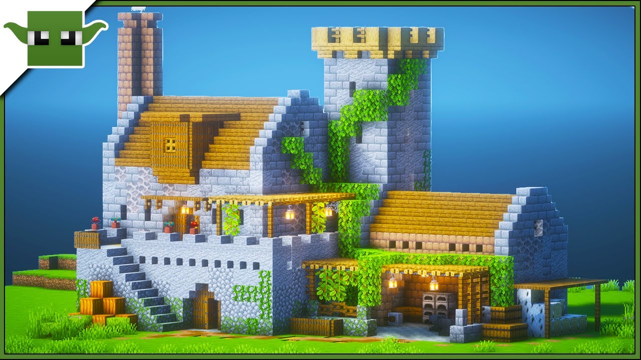 10 Year Creative Player Explains a Minecraft Rustic House Build from ...