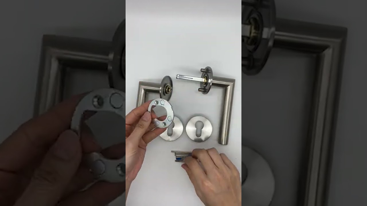 Monroe Slim Rose Handle Fitting #doorhandles #interiordesign #handles
