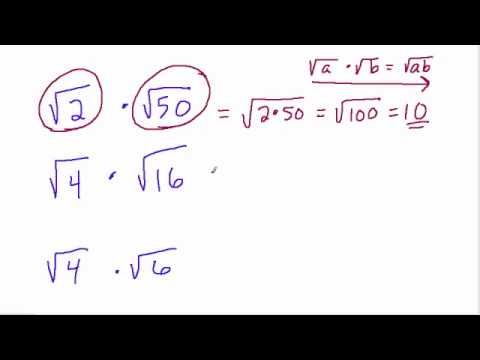 The Square Root of a product is equal to the root of its factors