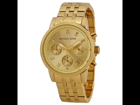 Amazon Price Drop! Michael Kors Women's Ritz Gold Tone Watch MK5676 Save $125!