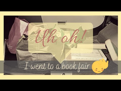 Yep! A book fair, fun yes but do I need new books, no! 😂