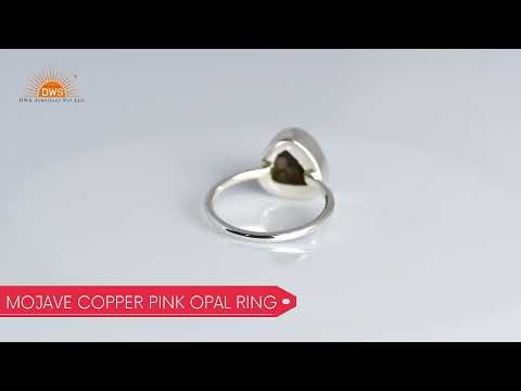 Mojave Copper Pink Opal Turquoise Ring Manufacturer In Sitapura Industrial Area Jaipur India