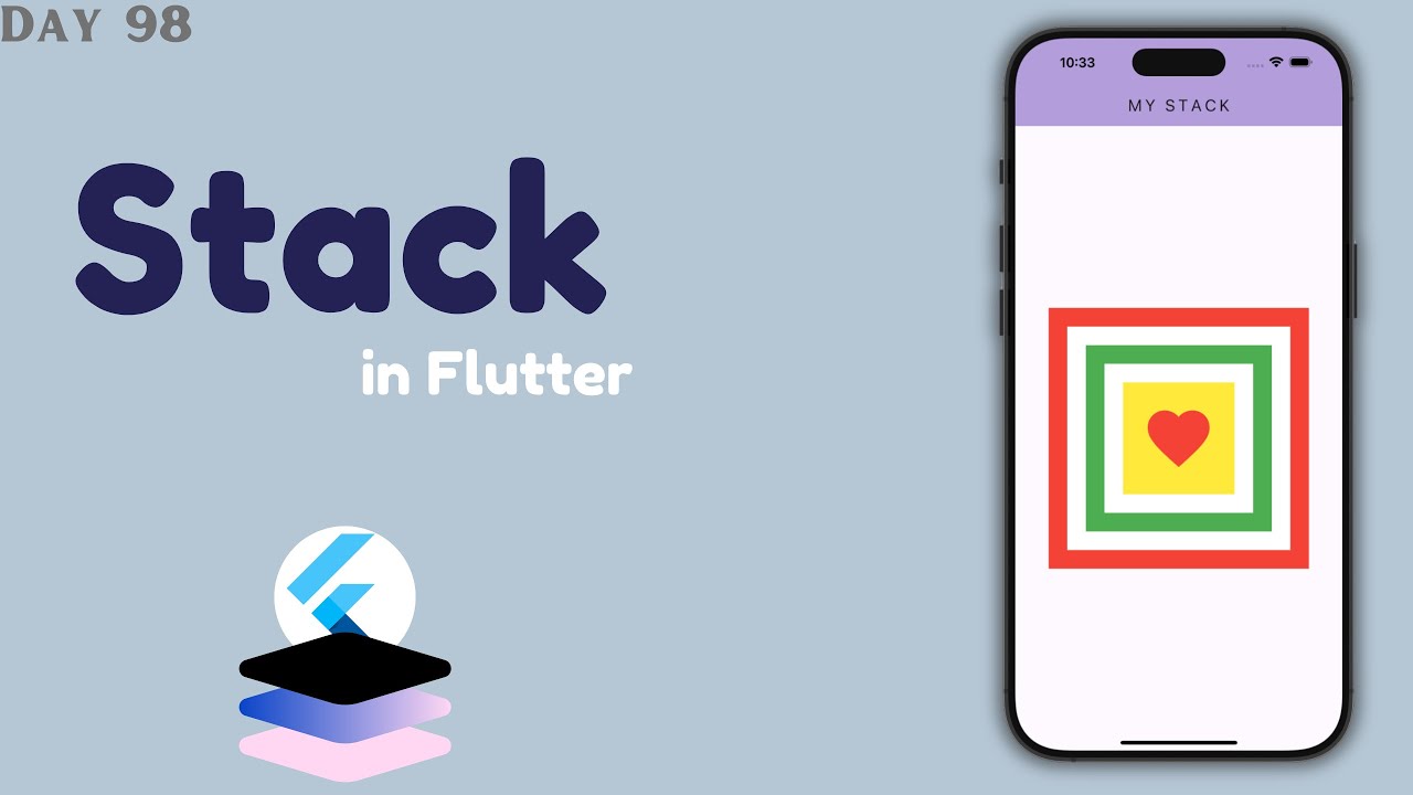 Flutter Stack Widget || How to use Stack in Flutter