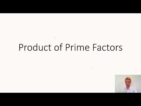 Product of Primes (Prime Factor Decomposition, Prime Factorisation)