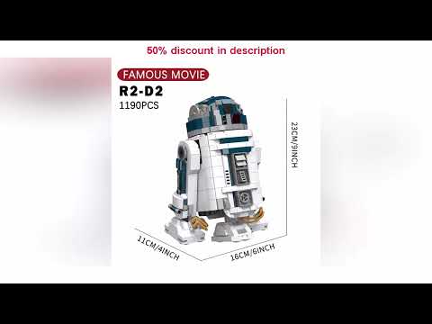 Latest Products You Must Know! UCS Ideas Space Exploration R2-D2 robot Mecha star Brick Technica