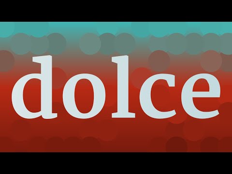 DOLCE pronunciation • How to pronounce DOLCE