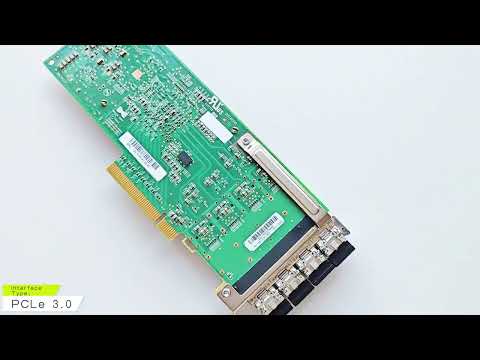Emulex LPE31004-M6 Fiber Card 4-Port 16GFC Fibre Channel FC HBA