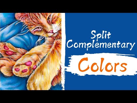 Creating a Killer Color Palette with 3 Colors - Split Complementary