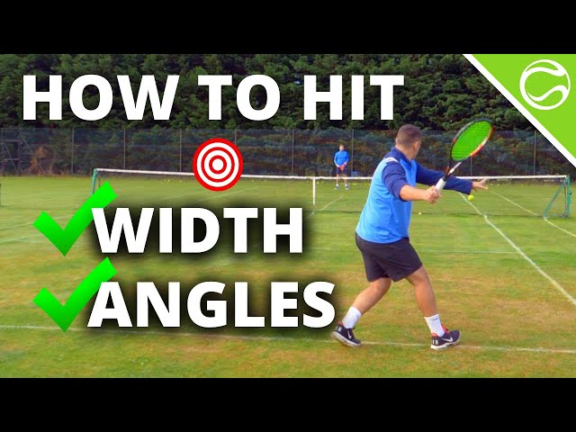 Mastering Angles and Width on the Tennis Court: Strategies for Winning ...