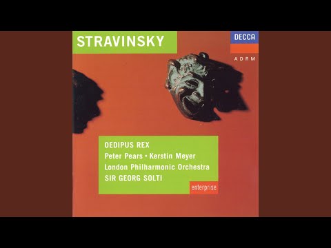 Stravinsky: Oedipus Rex - English narration - Actus primus: Delie, expectamus Minerva filia Iovis