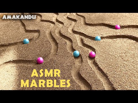 Marble Run in Beach Sand & Wooden Boxes Amakandu ASMR 01