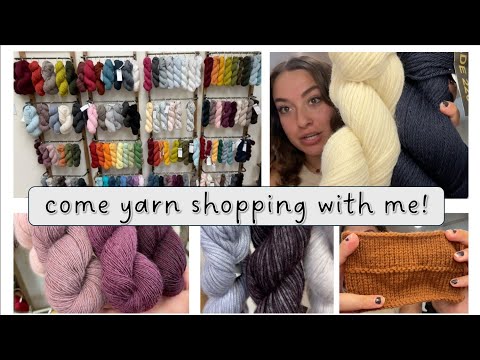 come yarn shopping with me! | yarn haul, Jimmy Beans Wool, Yarn Refuge