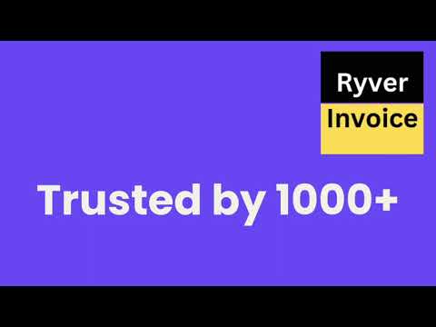 Invoice Estimate and bill maker FREE | Easy online bill | Ryver Invoice