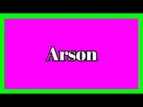 arson meaning in english || arson synonym #Dailyvocab