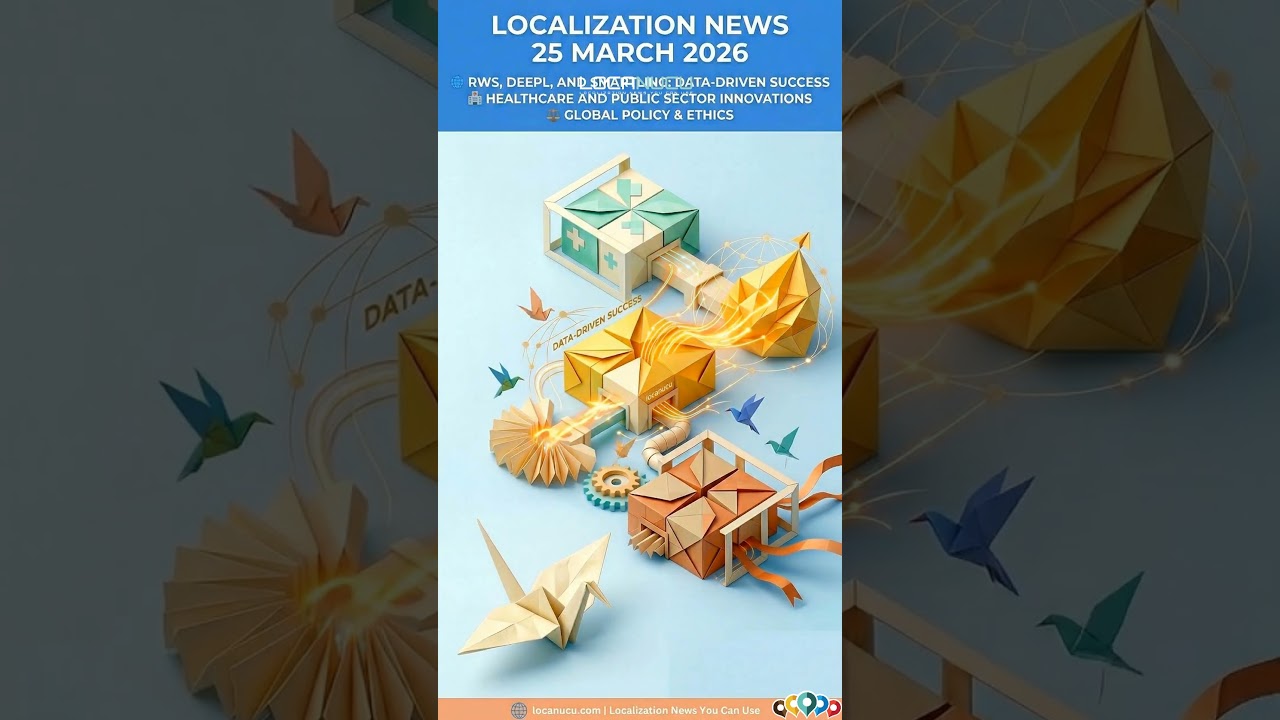 Localization News Brief 25/03/2026: the end of the traditional, file-by-file, translation vendor
