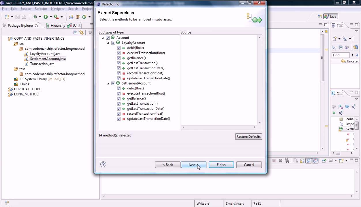 Bonus Code Smell Of the Week - Copy & Paste Inheritance