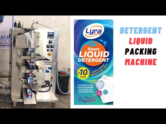 Liquid Pouch Packing Machine - Detergent Liquid Packing Machine ...