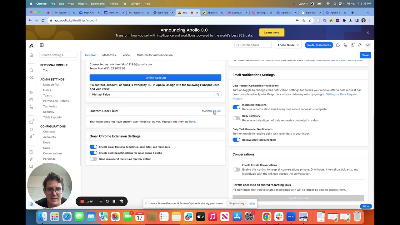 Apollo Plan Quick Settings Tour 1