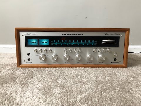 Marantz 2270 with WC-22 Wood Case Vintage Home Stereo Audio AM FM Receiver