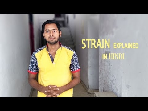 what is strain in HINDI