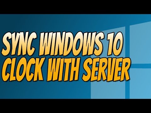 How To Sync Windows 10 Clock To Time Server & Change Time Server Tutorial