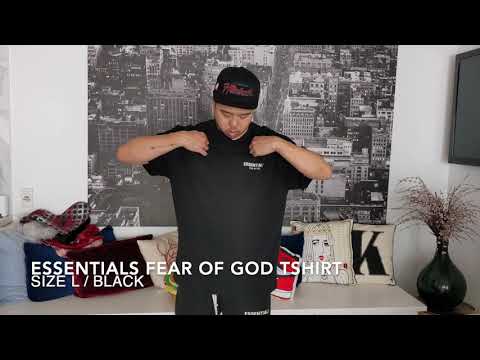 Fear Of God Essentials T-shirt - Sizing and Fit Guide