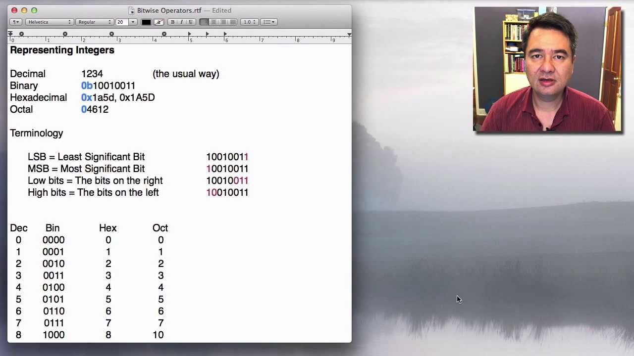 Bitwise Operators, part 1