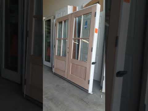 Doors 72 x 80 Double French Wood Mahogany Prehung Pricing Versus Home Depot