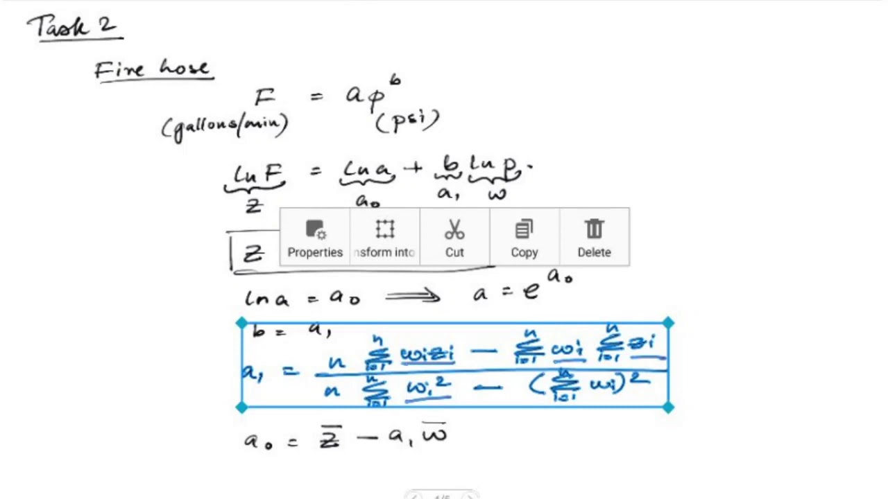 Least Squares Method | Power Model | Numerical Mathematics