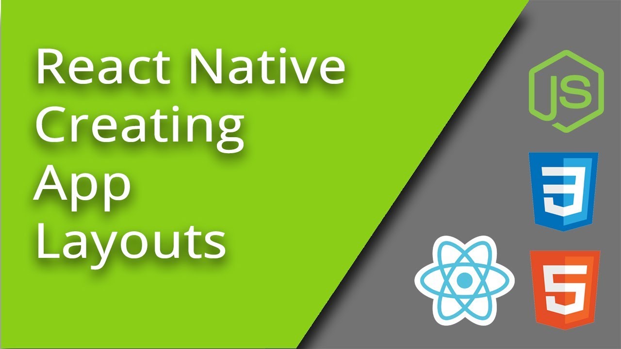 React Native - App Layout - Episode 4