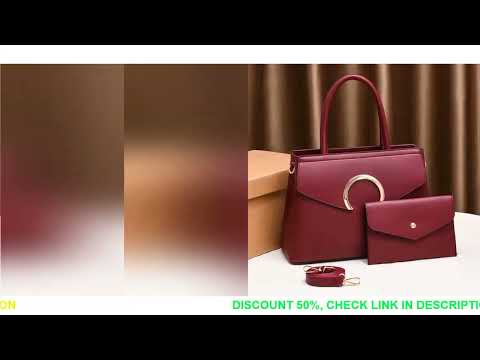 Two Piece Set Women's Bag 2024 New Fashion Women's Handbag with Wallet Large Capacity European & Ame