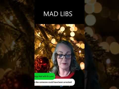 Christmas MAD LIB Fun! #holiday #games #shorts