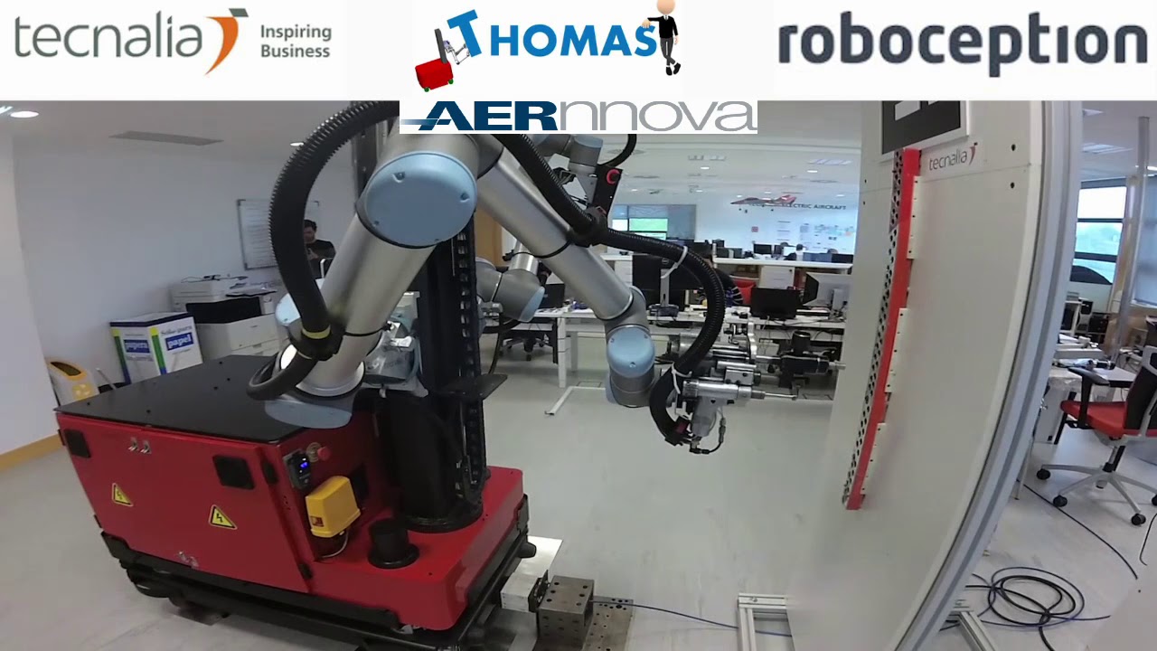 Flexible robotics drilling operation: mobile dual-arm robot
