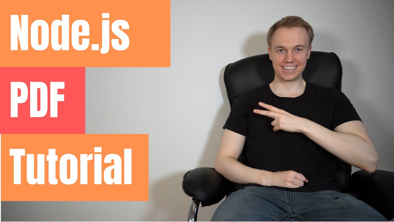 Node.js PDF tutorial with pdfkit and express