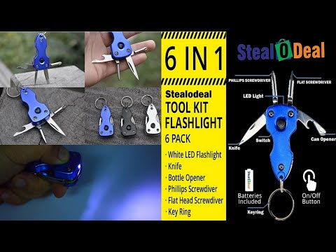 Smart key chain | 6 in 1 multitool key chain | Military key chain