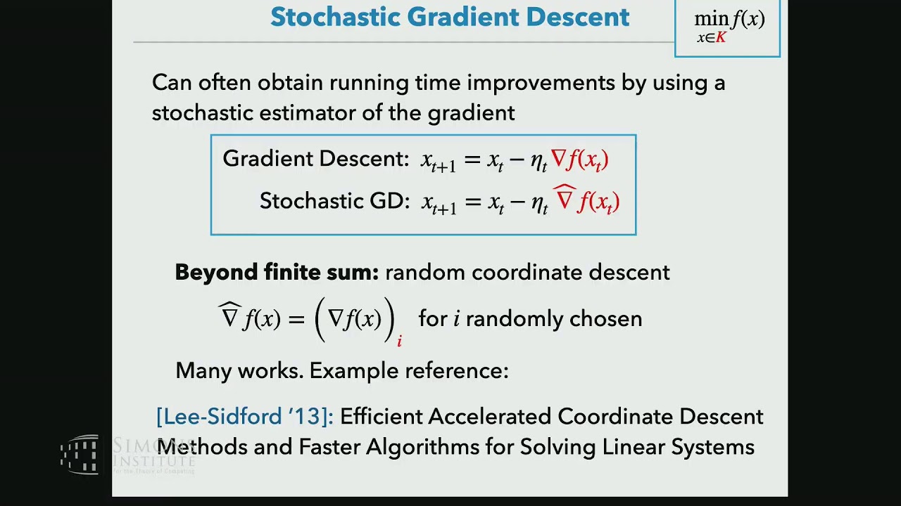Optimization: First-order Methods Part 1