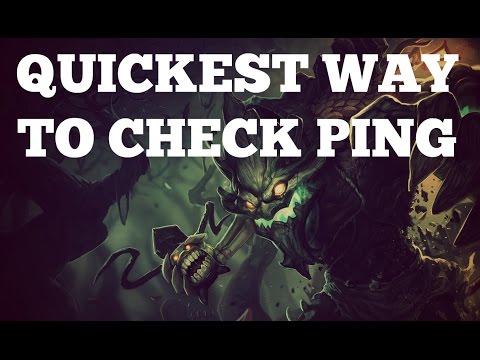 Best Way to Check Ping in League of Legends