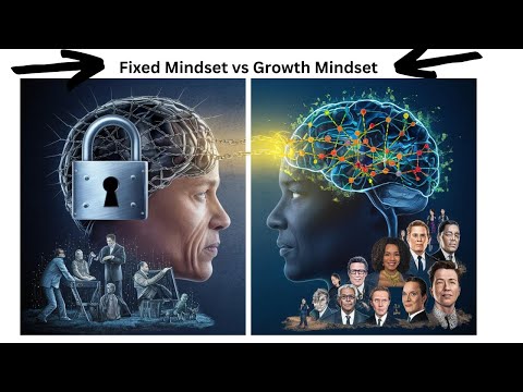 fixed mindset VS growth mindset examples.