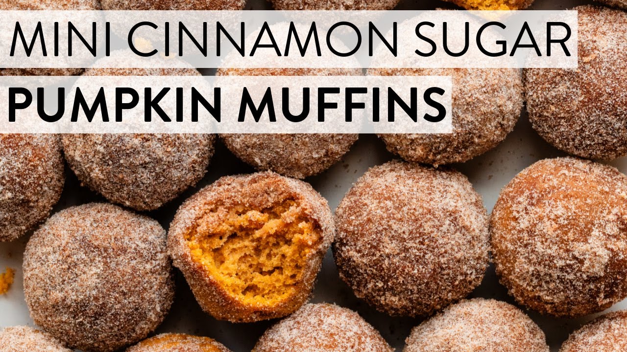 Mini Cinnamon Sugar Pumpkin Muffins | Sally's Baking
