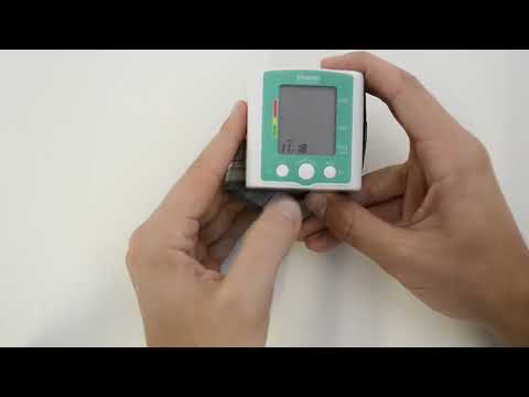 How to set up a wrist blood pressure monitor - Kinetik Wellbeing Blood Pressure Monitor (BPX1W)