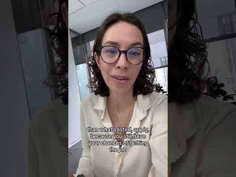 You don't need to meet all the requirements to apply for a job