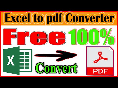 how to excel to pdf converter offline