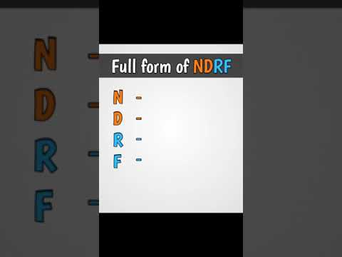 Full form of NDRF | NDRF Full form | NDRF ka matlab kya hota hai #short #shorts #G2K_Fact #ytshorts