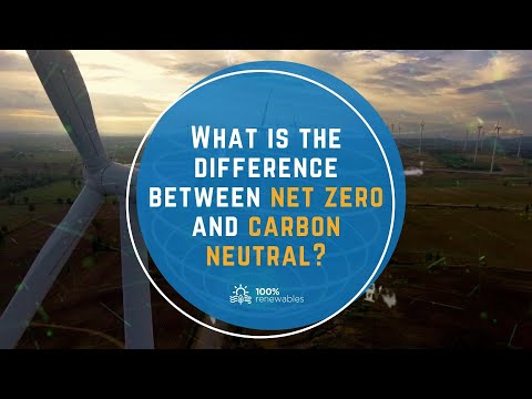 What is the difference between net zero and carbon neutral?