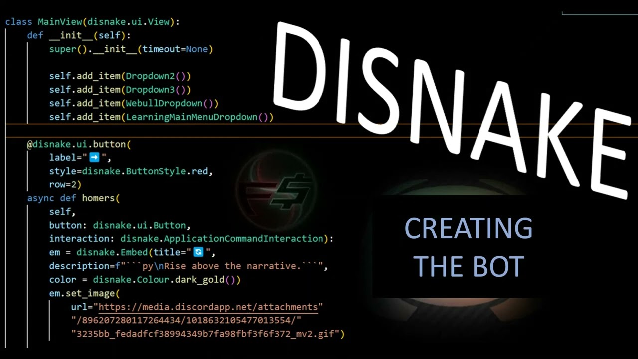 Python | Discord Bot Master Tutorial - Part 1 | Creation and Setup
