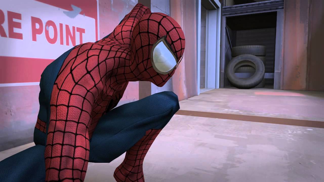 [SFM] Spidey Animation Test 2 (Model Swapping Practice)