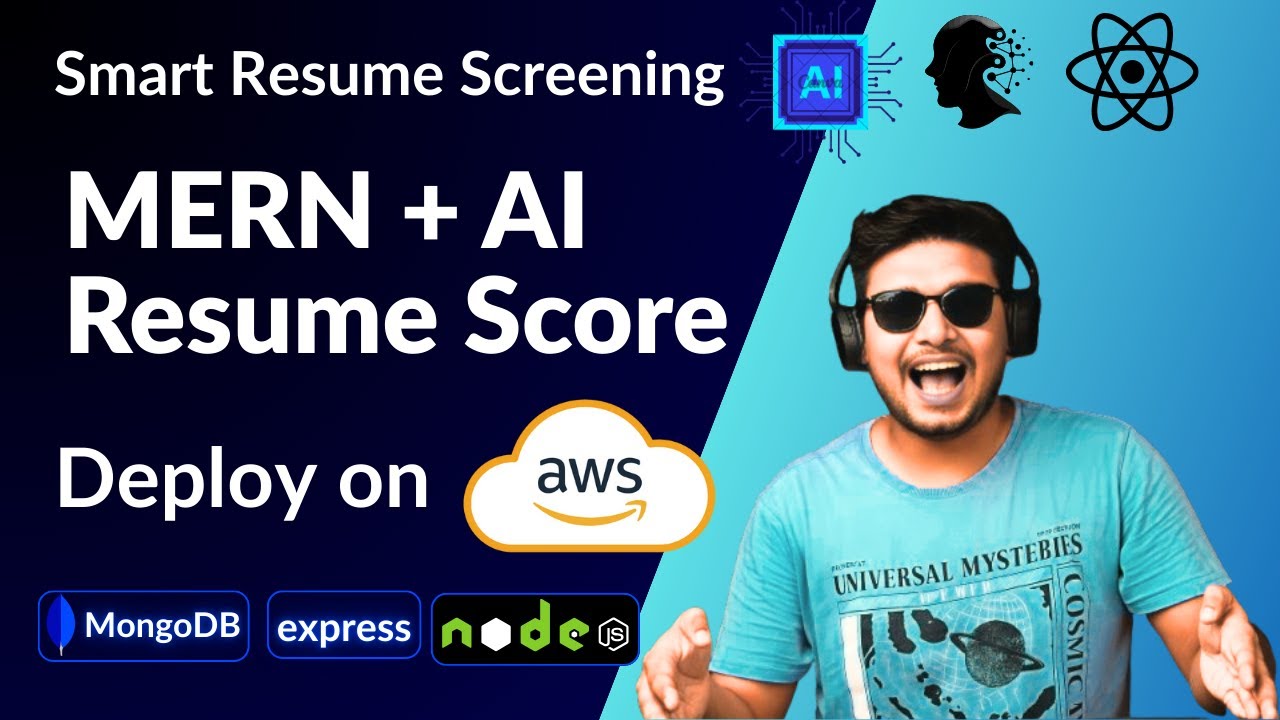 MERN + AI Project : Resume Scorer App | Upload PDF & Get Score Instantly | Deploy on AWS