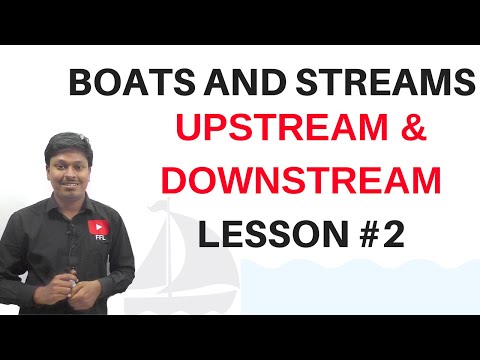 Boats and Streams -- Upstream and Downstream Video Lecture - Crash Course for SSC CGL (English)